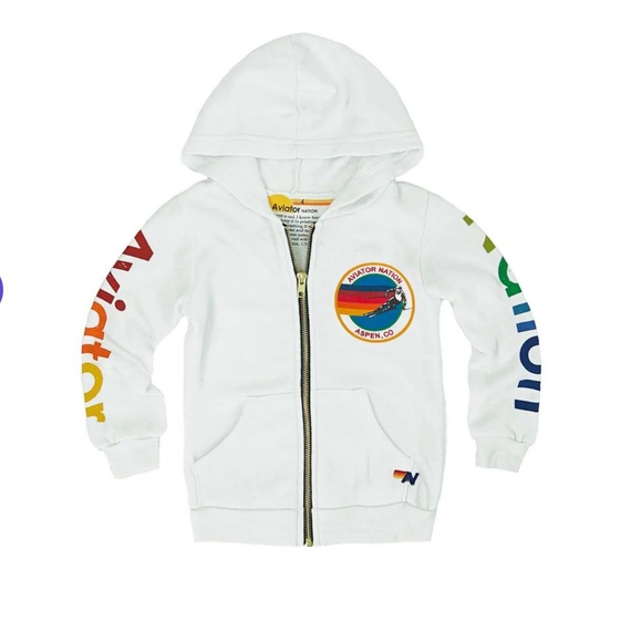 Aviator Nation | Shirts & Tops | Aviator Nation Kids Aspen Zip Up ...